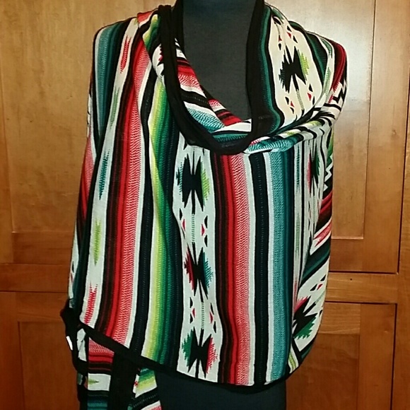 Double D Ranch | Accessories | Double D Ranch Serape Fringe Scarf Wrap ...